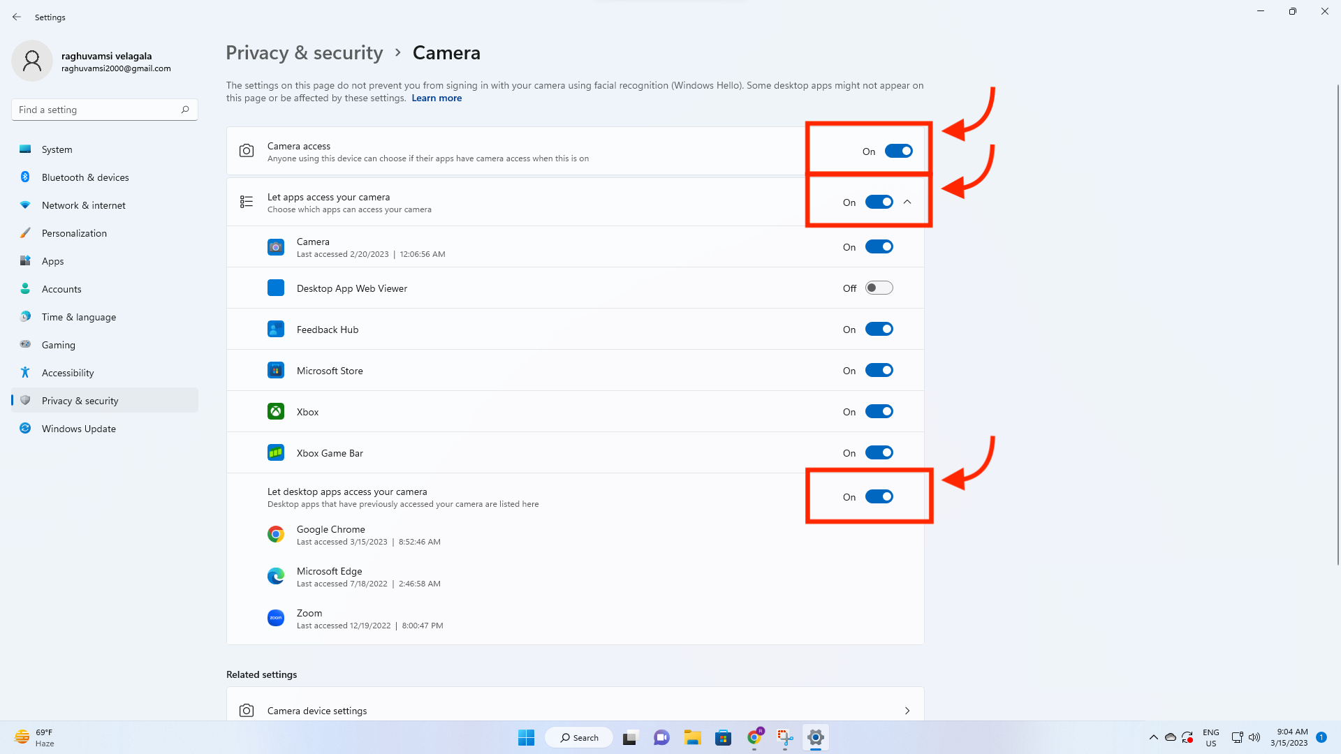 How to enable camera permissions while doing KYC | Transak